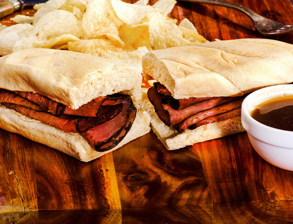Sir Pizza Beef Boat | Roast Beef and Gravy Sub from Sir Pizza in Lansing